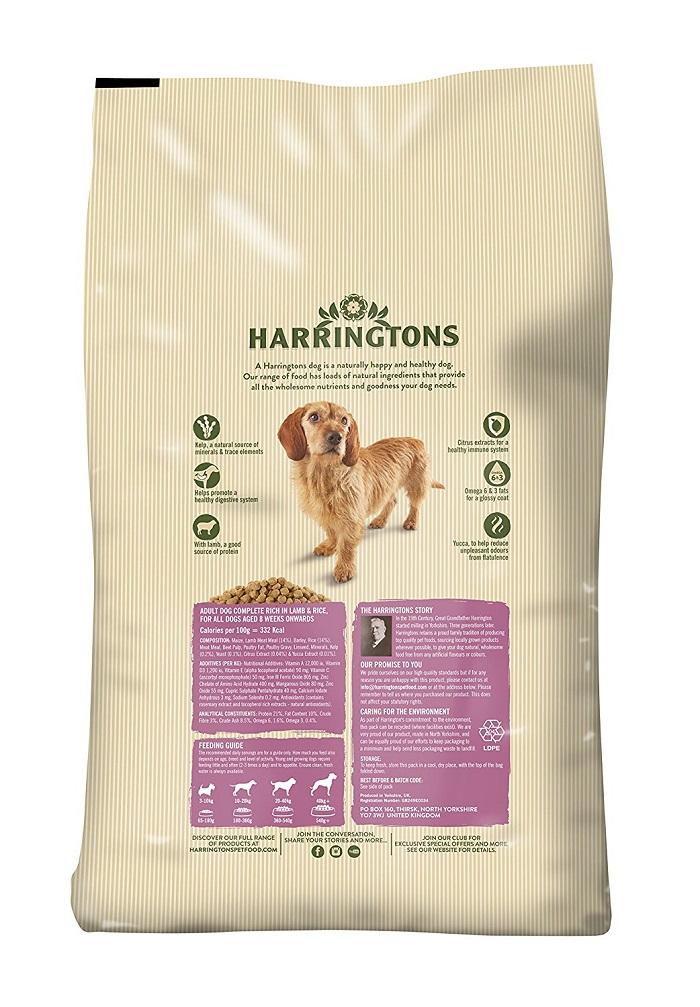 Harringtons Lamb Dog Food 15g On Sale At Vetshop co uk harringtons-lamb-dog-food-15g-on-sale-at-vetshop-co-uk